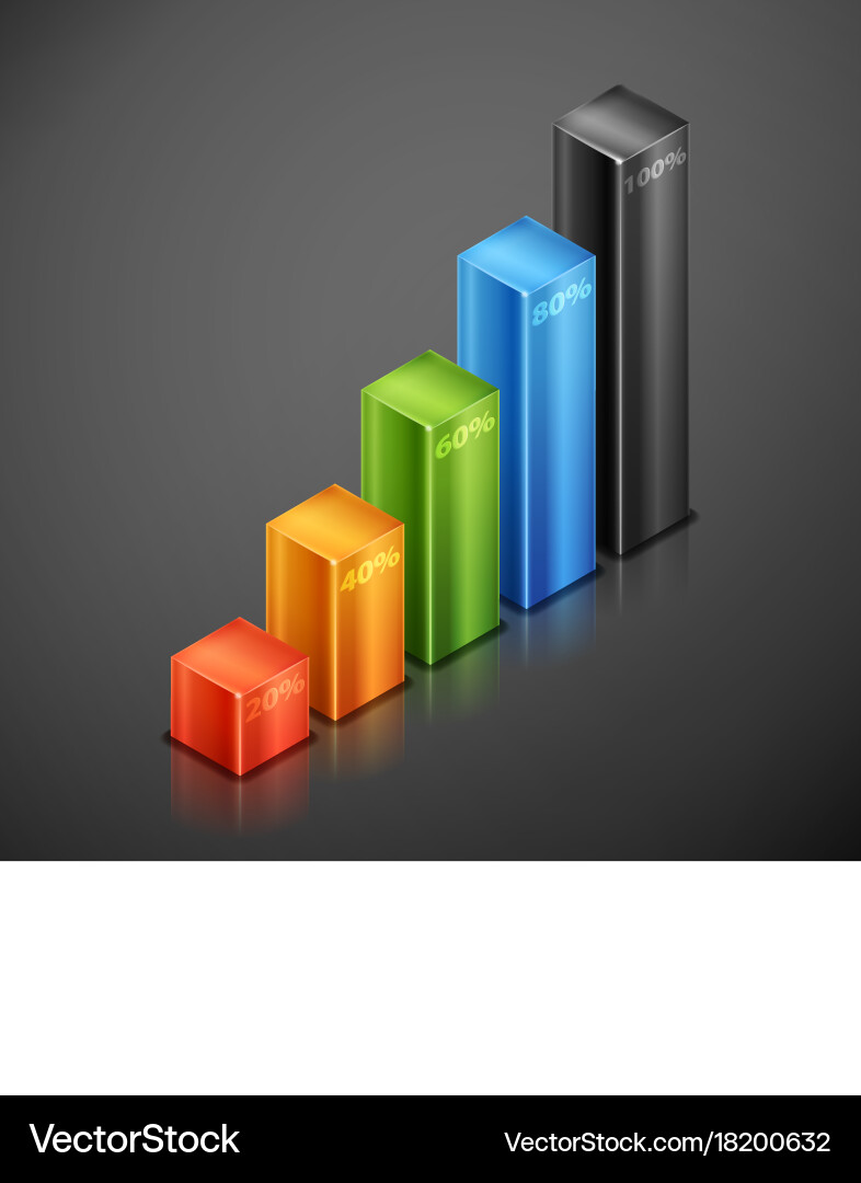 Metallic infographics elements Royalty Free Vector Image