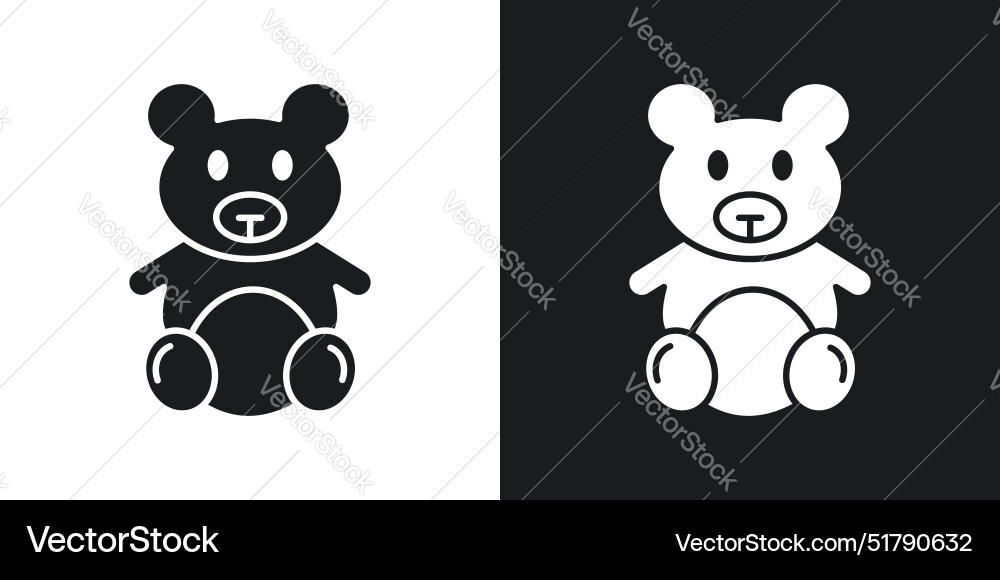 Teddy bear icon Royalty Free Vector Image - VectorStock