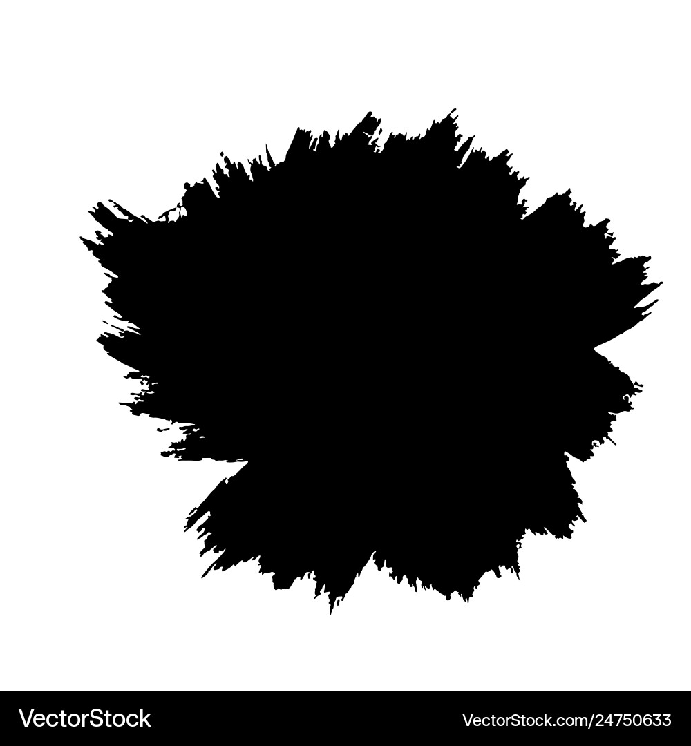 Abstract hand drawn ink dry brush banner Vector Image