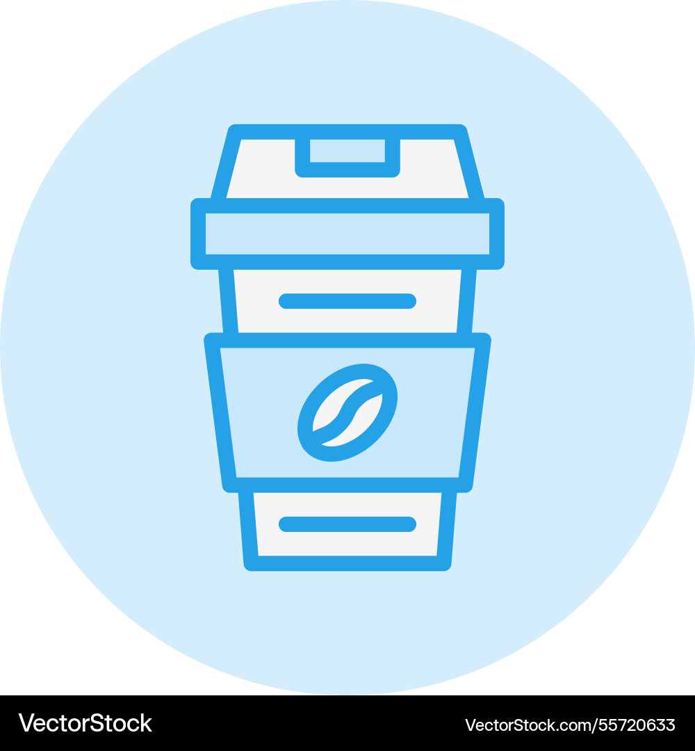 Coffee icon design Royalty Free Vector Image - VectorStock