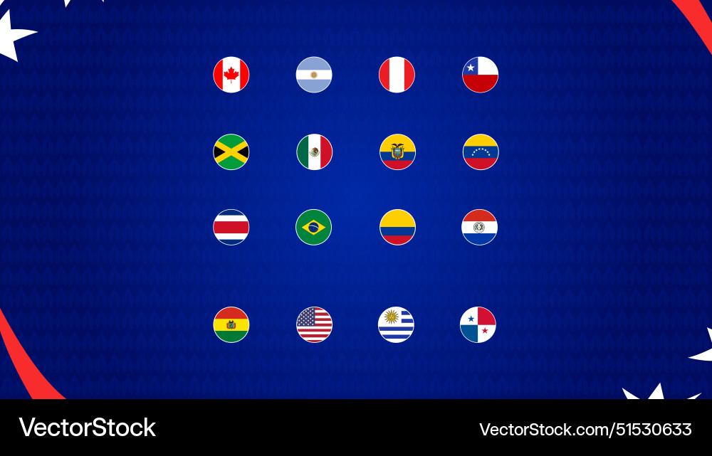 Copa-america4 Royalty Free Vector Image - VectorStock