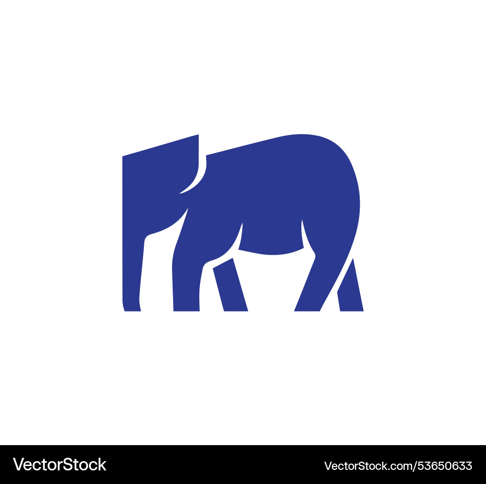 Elephant logo icon Royalty Free Vector Image - VectorStock