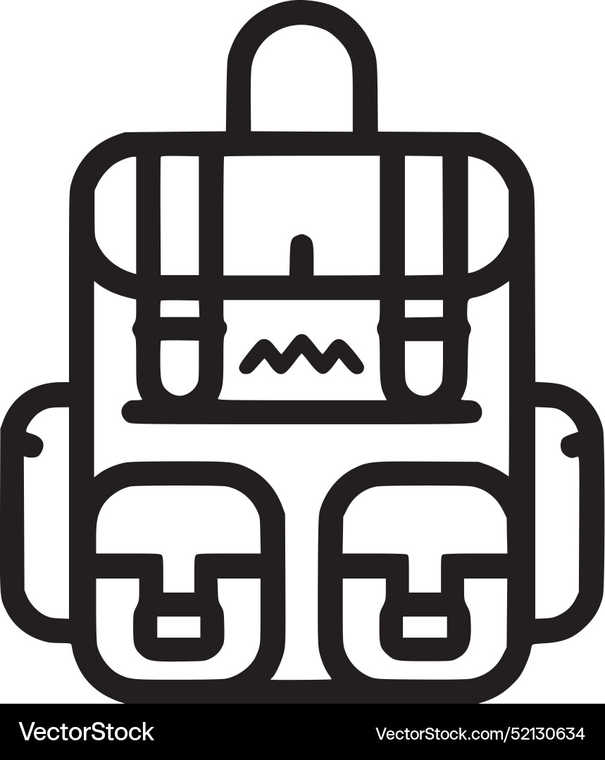 Backpack Royalty Free Vector Image - VectorStock