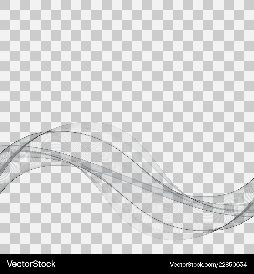 Soft abstract swoosh wave lines border layout grey