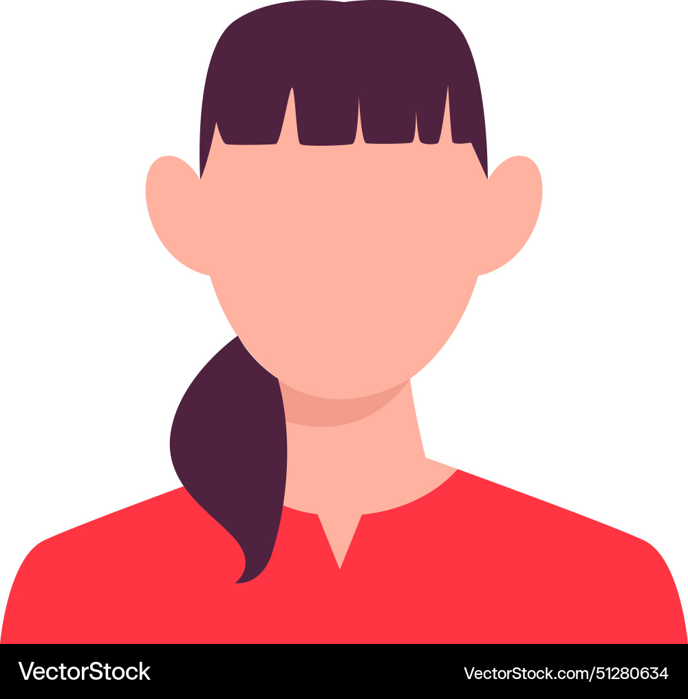 Woman avatar profile Royalty Free Vector Image