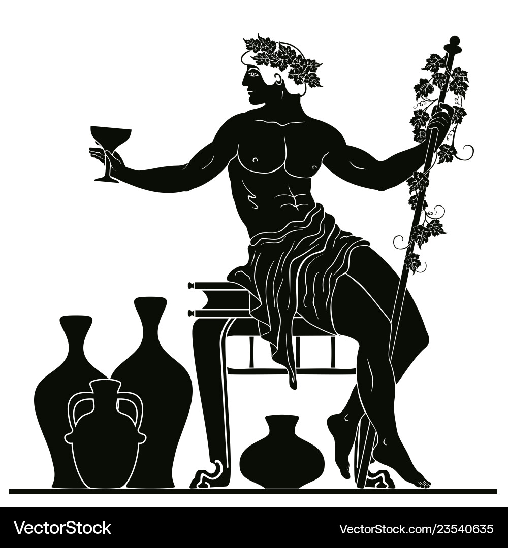 Dionysus Symbols Greek God Dionysus Greek God Vector & Photo (Free