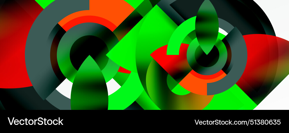 Circle geometric abstract background Royalty Free Vector