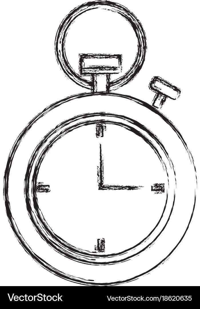Sport chronometer timer Royalty Free Vector Image