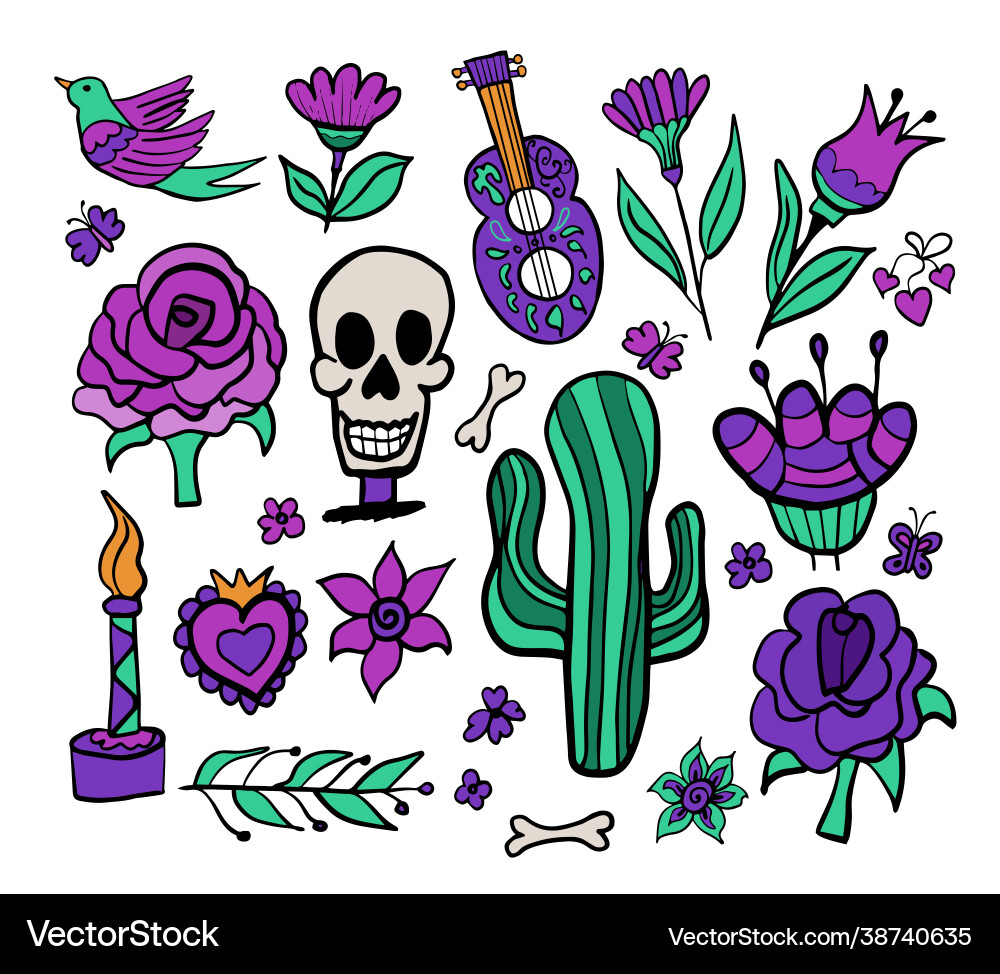 Tag der Toten Lizenzfreies Vektorbild - VectorStock