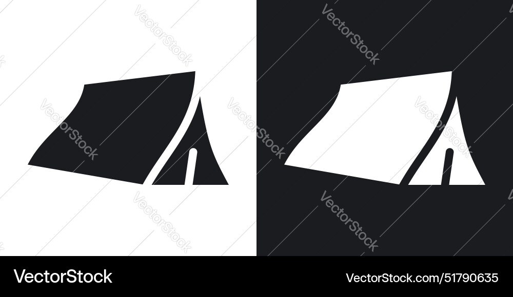 Tent icon Royalty Free Vector Image - VectorStock