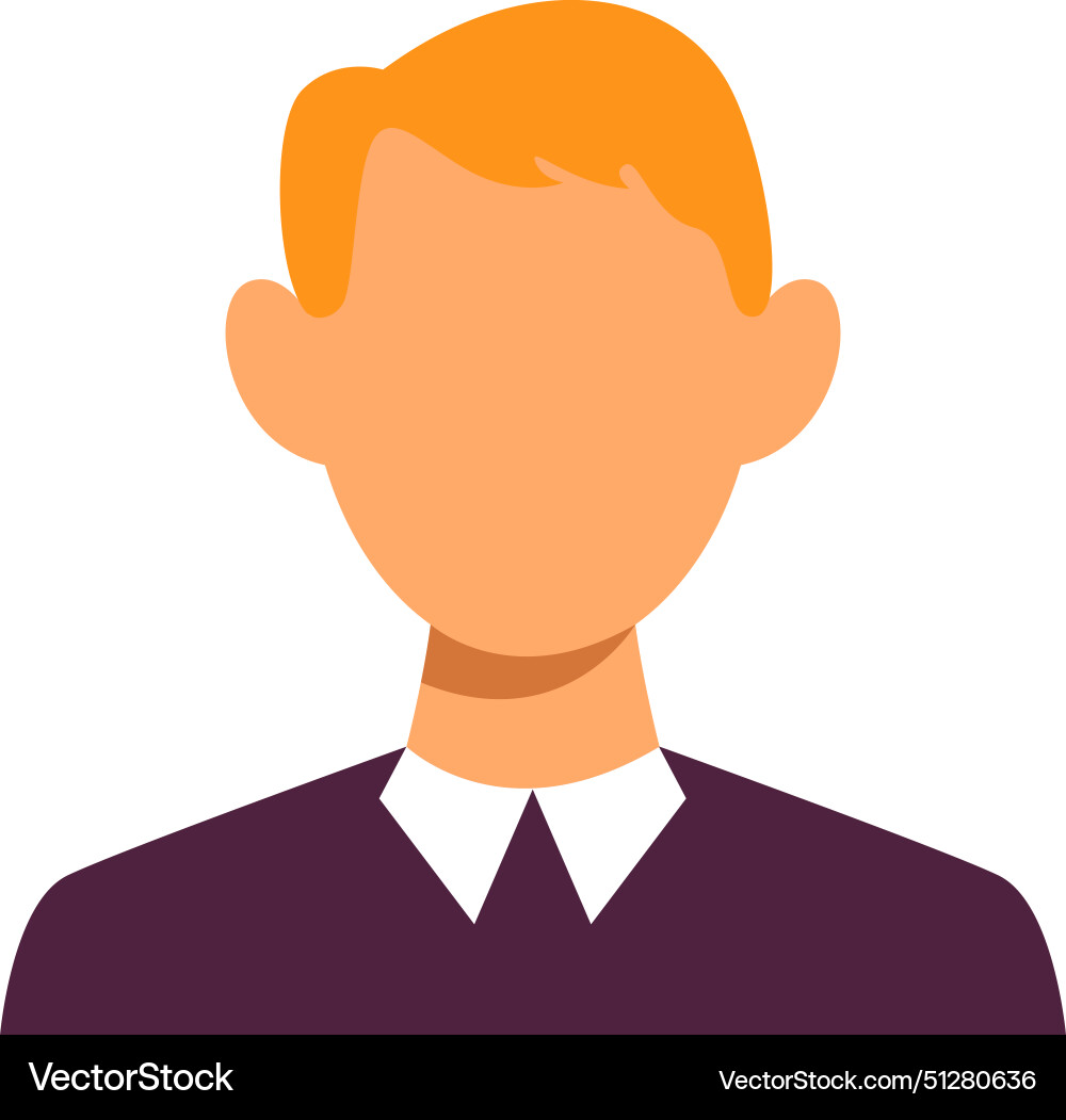 Man avatar profile Royalty Free Vector Image - VectorStock
