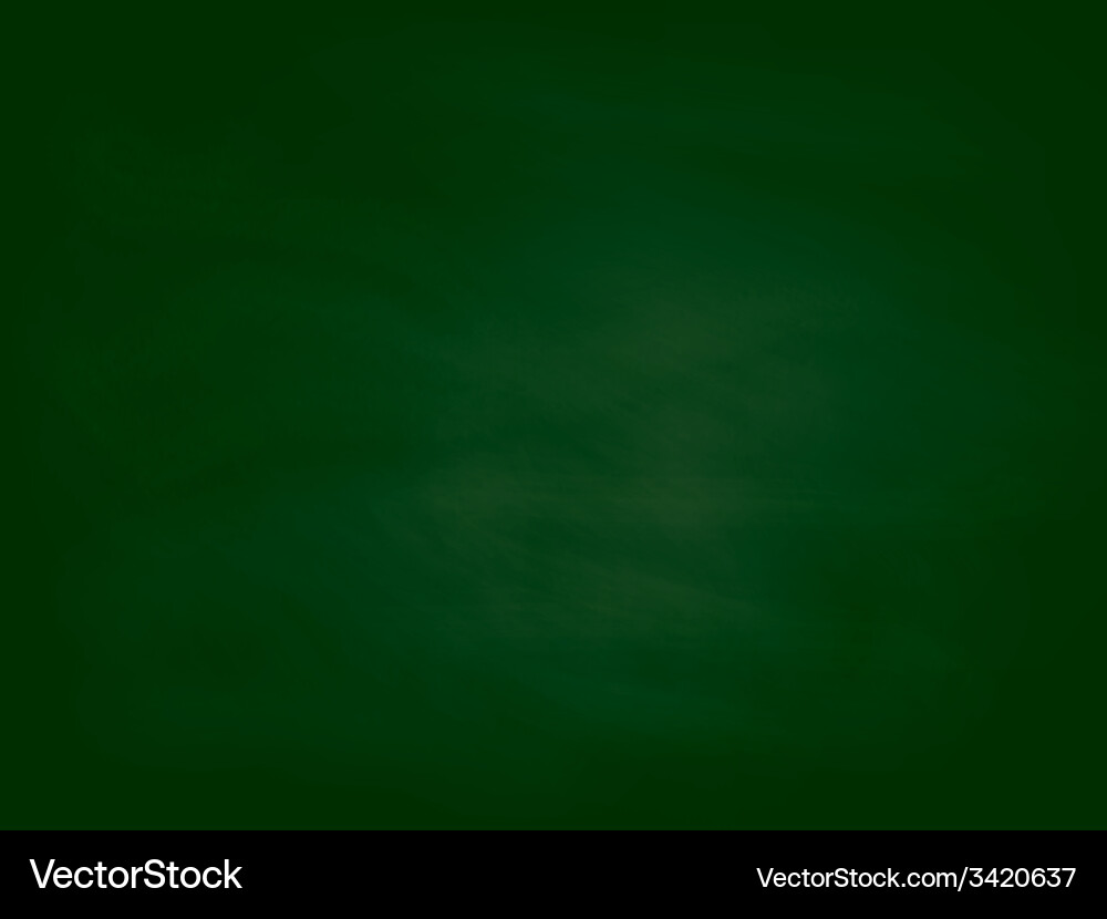 Abstract green chalk board background Royalty Free Vector