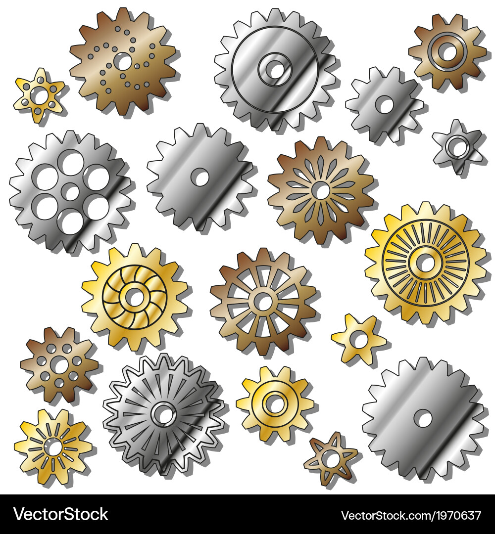 Gears Royalty Free Vector Image - VectorStock