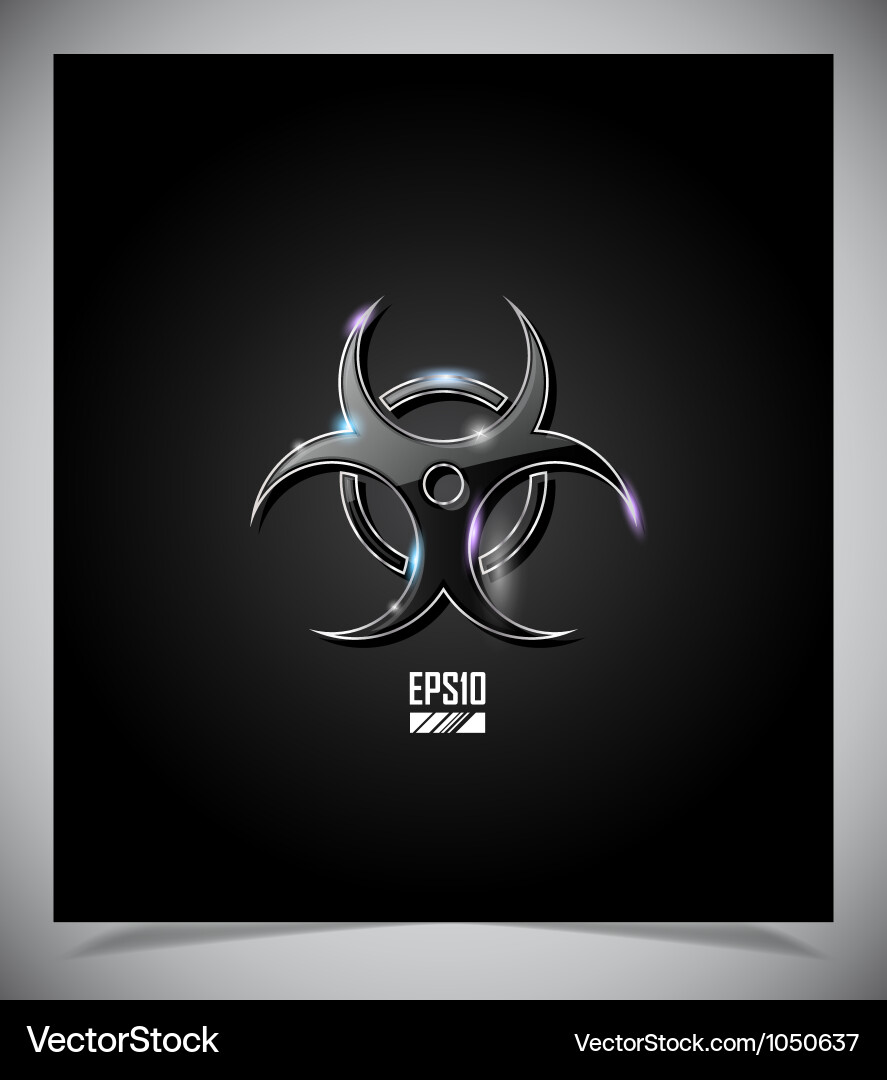 Transparent Biohazard Icon Royalty Free Vector Image