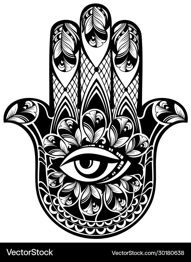 Hamsa Royalty Free Vector Image - VectorStock