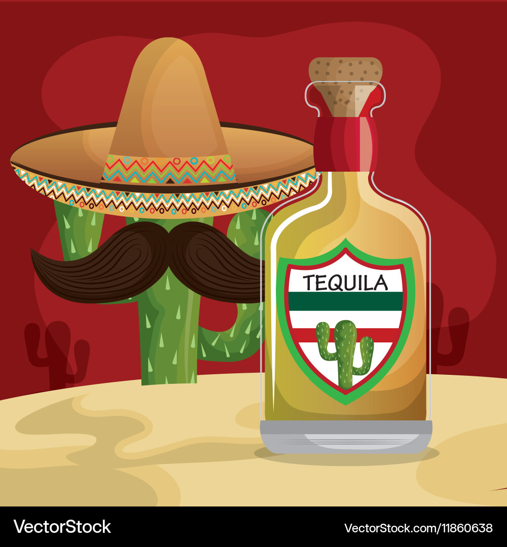Viva mexico poster icon Royalty Free Vector Image