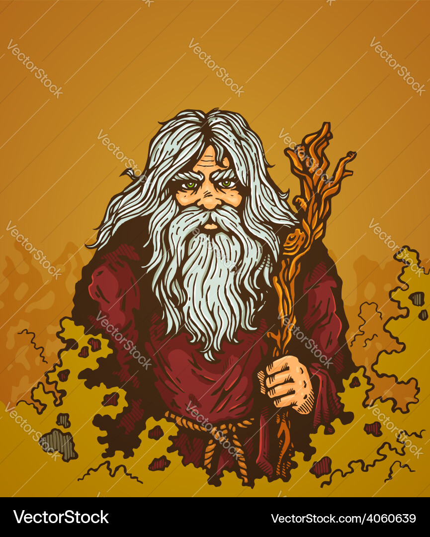 Old man Royalty Free Vector Image - VectorStock