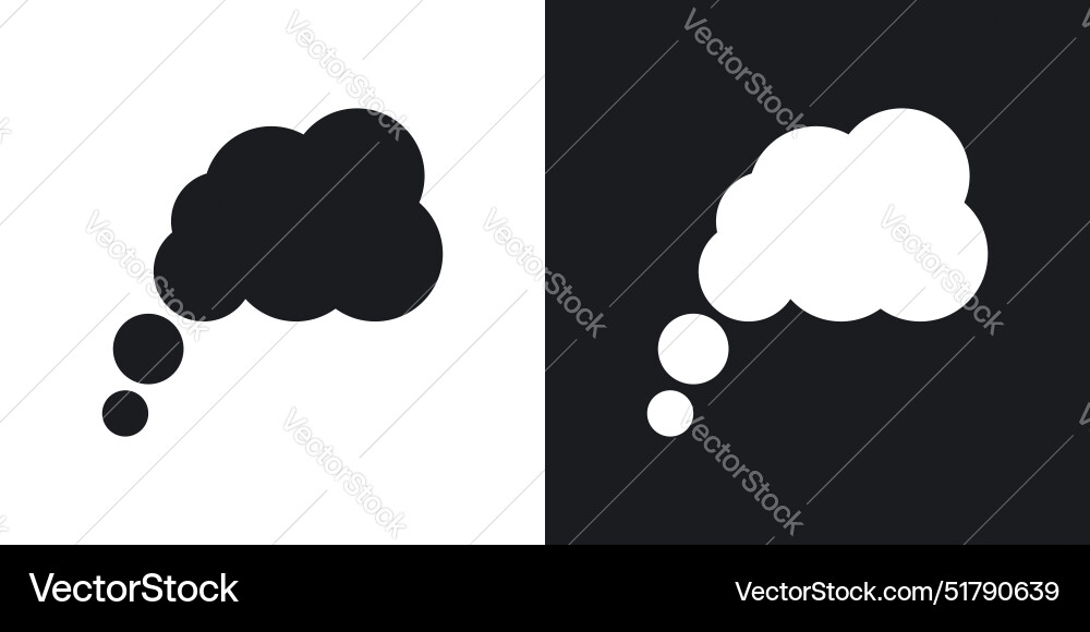 Thought bubble icon Royalty Free Vector Image - VectorStock