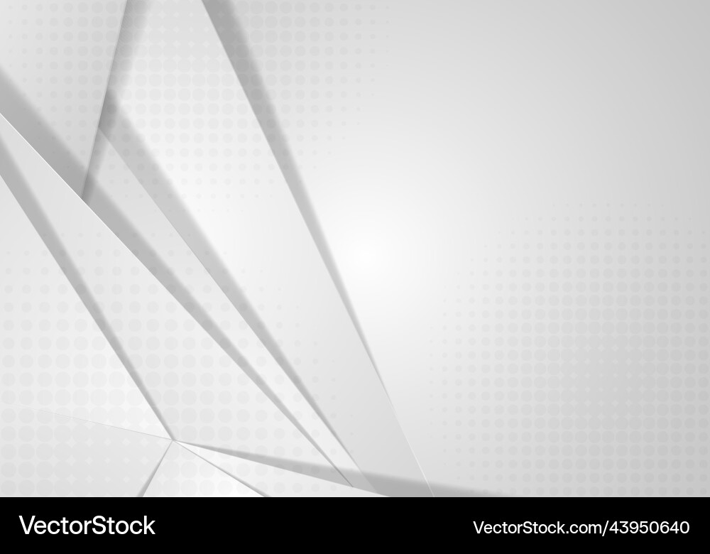 Abstract gradient white and gray design Royalty Free Vector