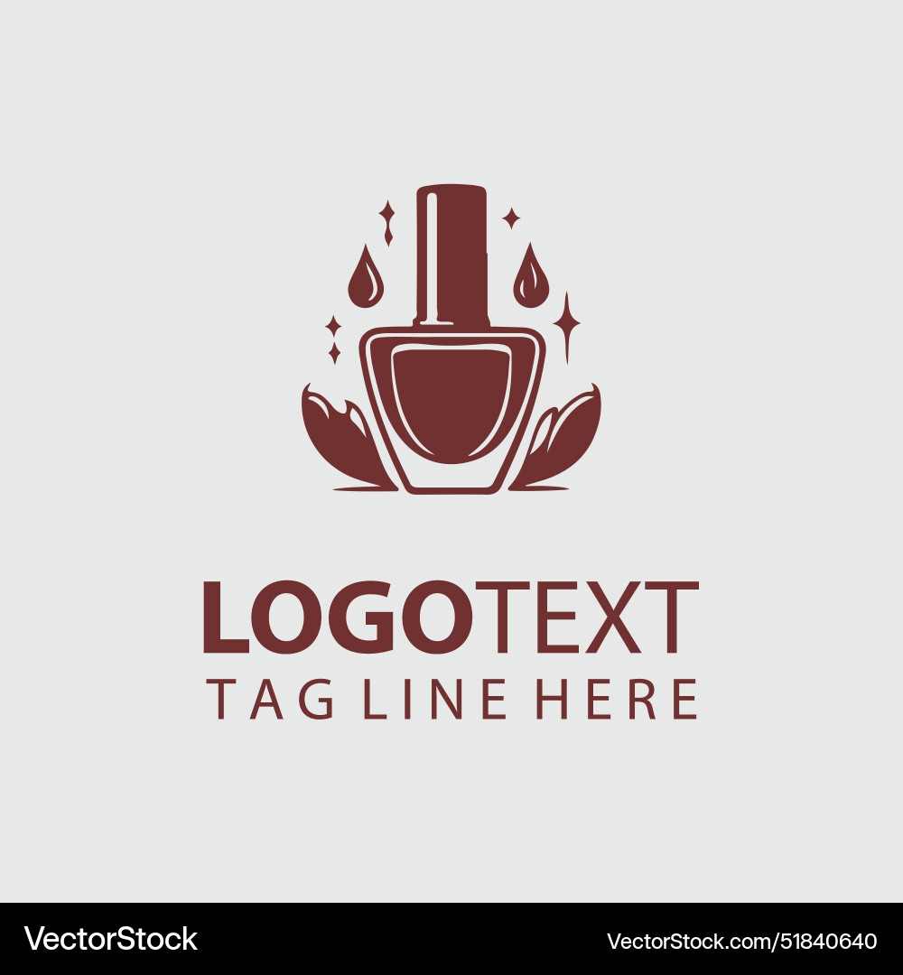 Cosmetics logo Royalty Free Vector Image - VectorStock