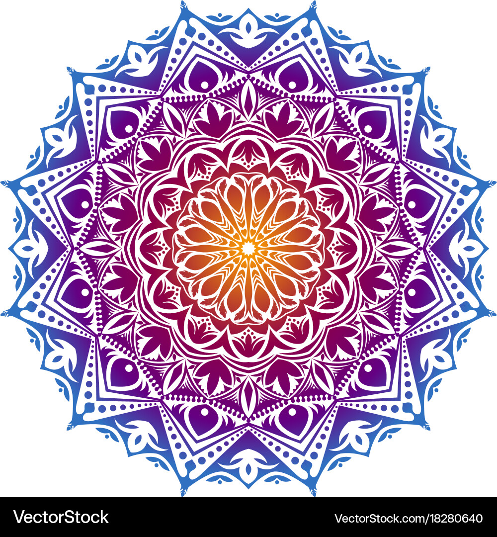 Mandala Royalty Free Vector Image - VectorStock