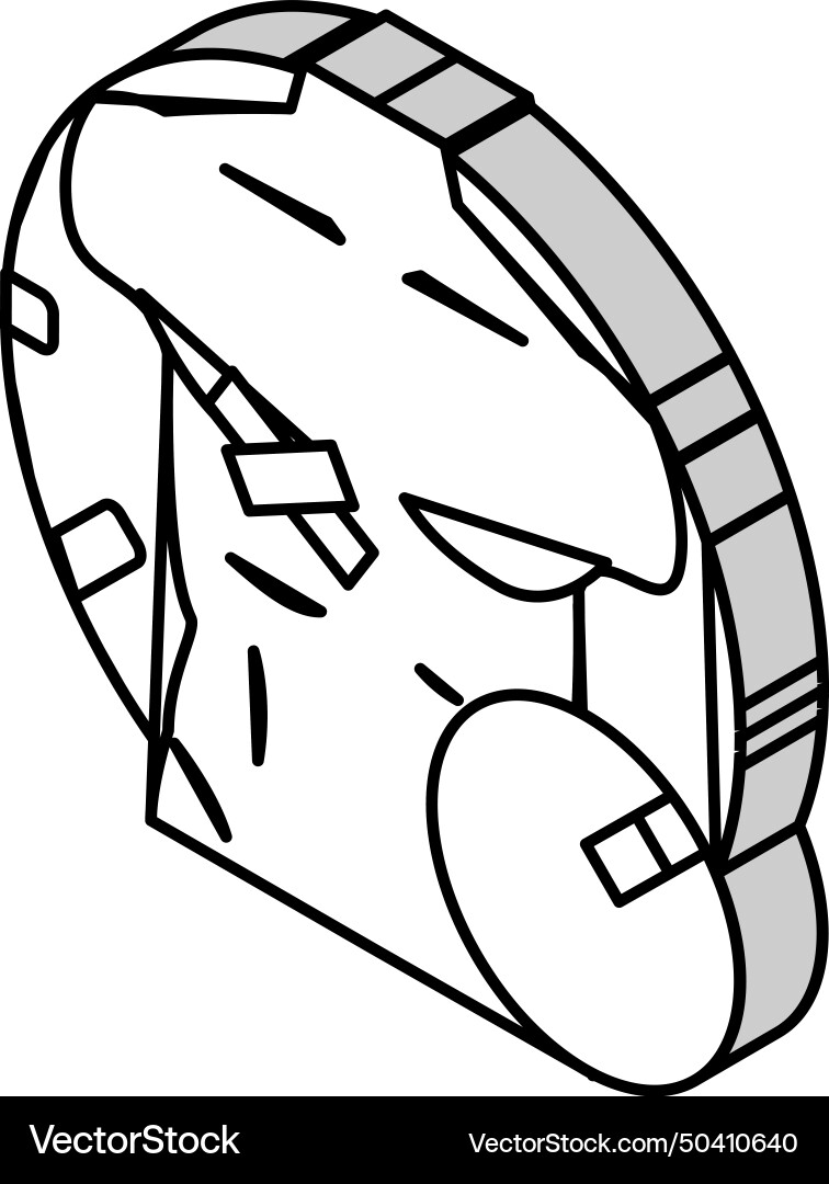 Minimally invasive isometric icon Royalty Free Vector Image