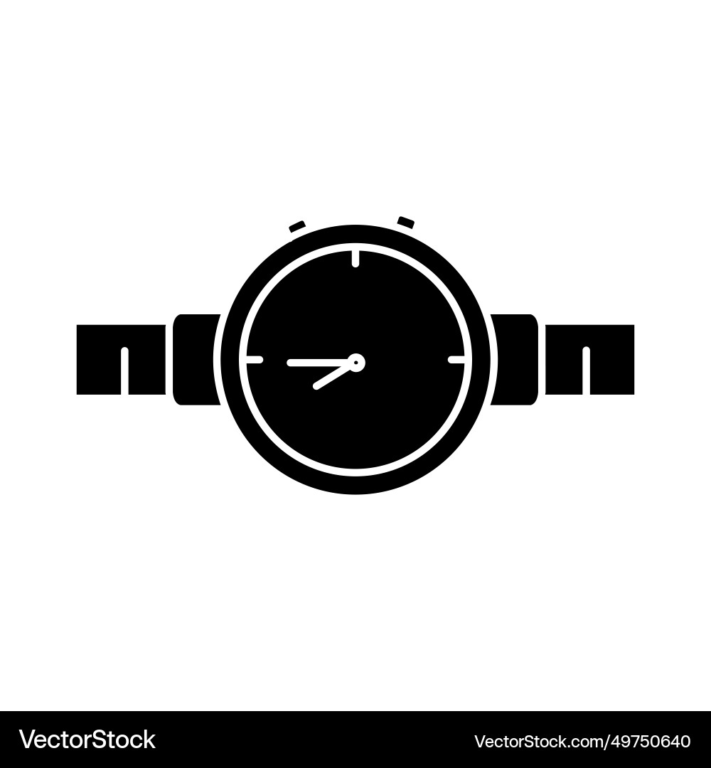 Watch icon logo image Royalty Free Vector Image