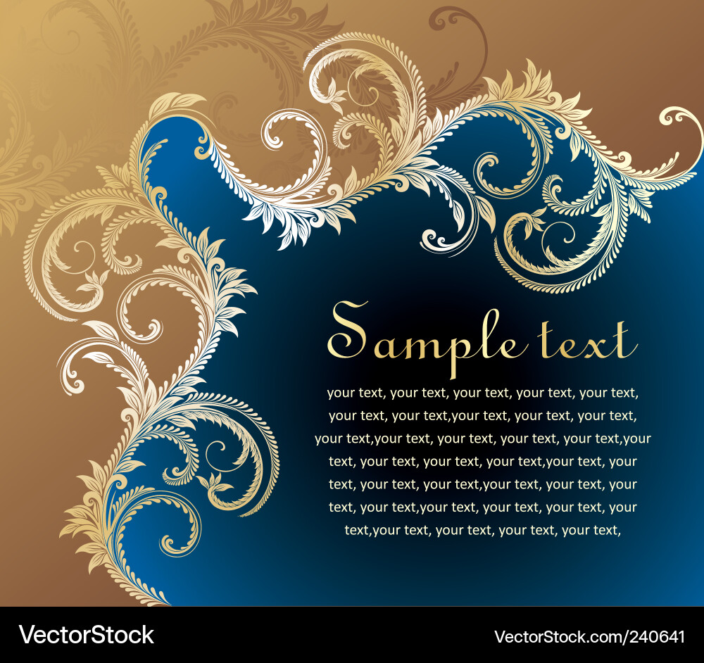 Elegant boarder Royalty Free Vector Image - VectorStock
