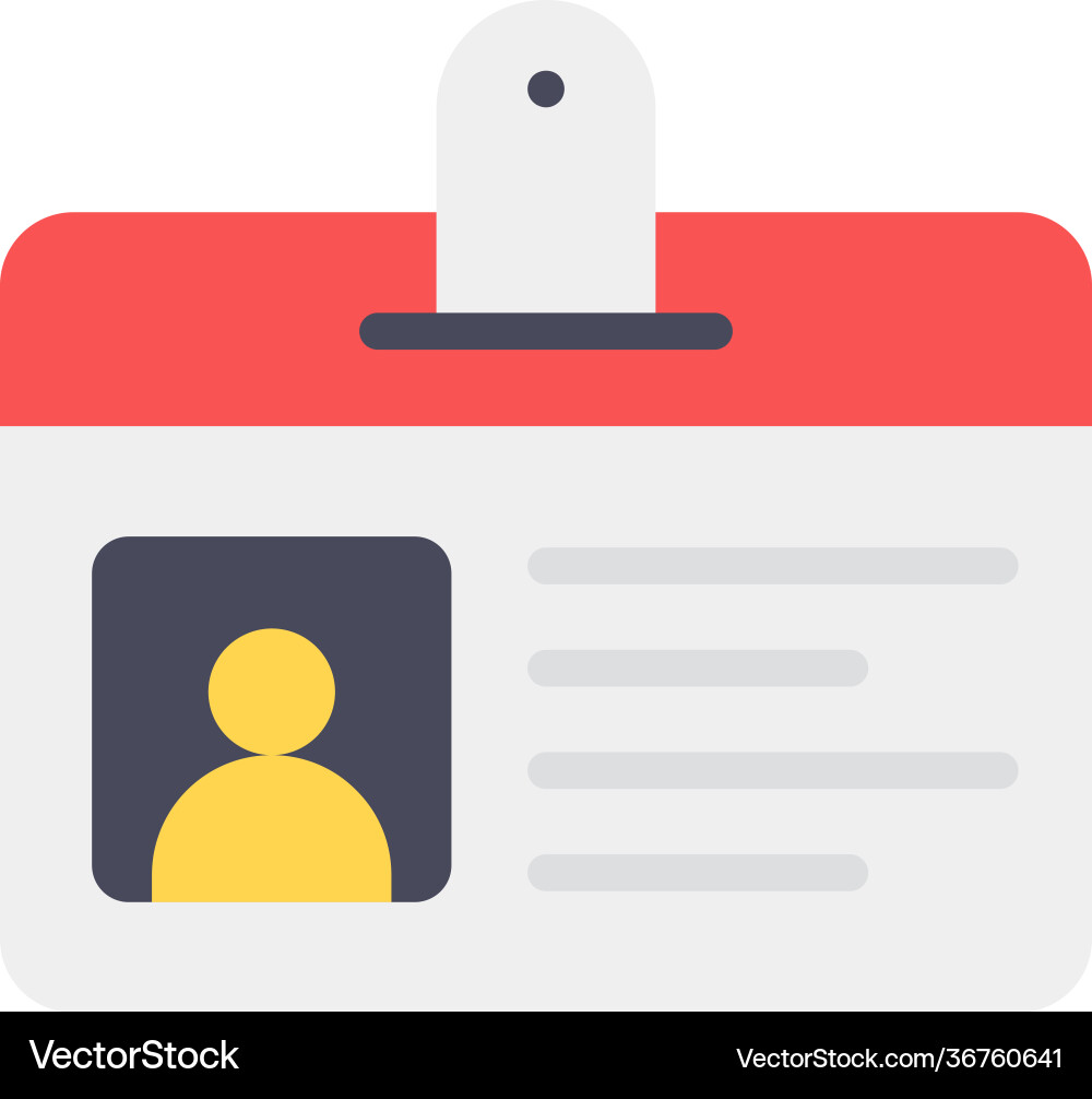 Id card Royalty Free Vector Image - VectorStock