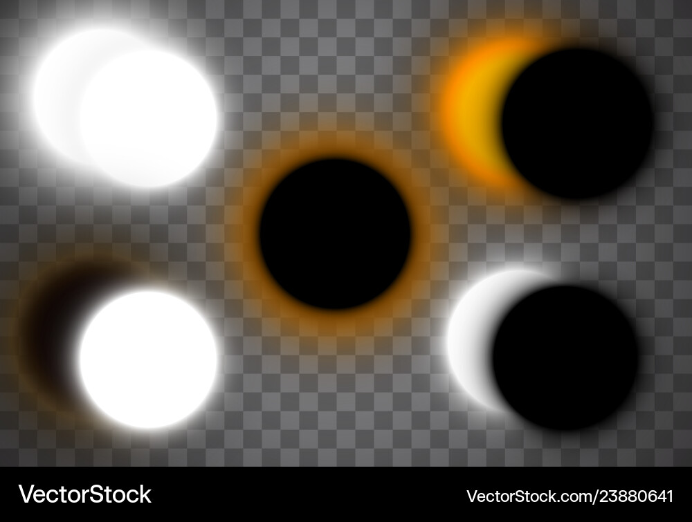 Solar eclipse Royalty Free Vector Image - VectorStock