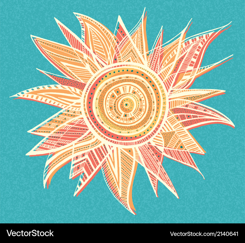 Sun Royalty Free Vector Image - VectorStock