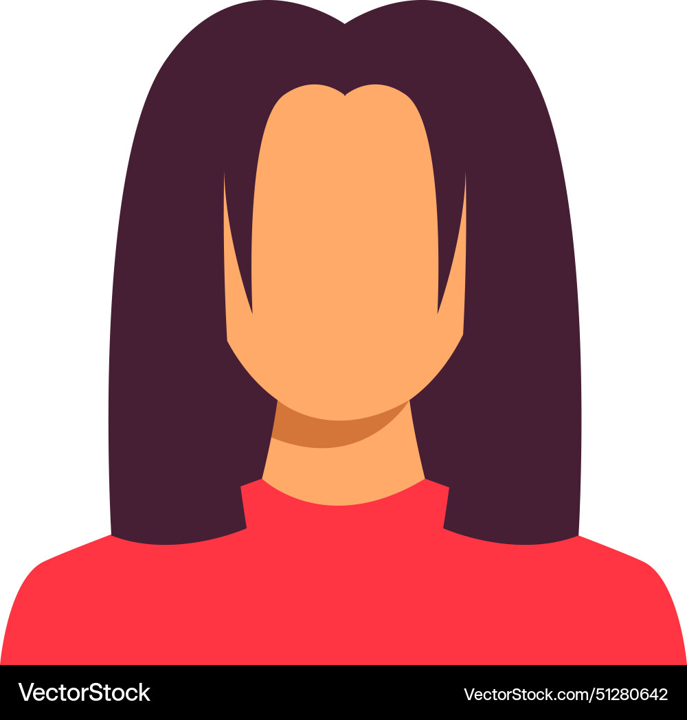 Woman avatar profile Royalty Free Vector Image