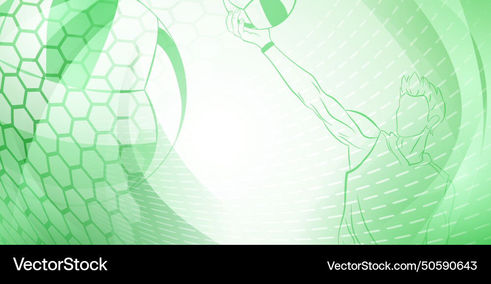 Volleyball themed background Royalty Free Vector Image