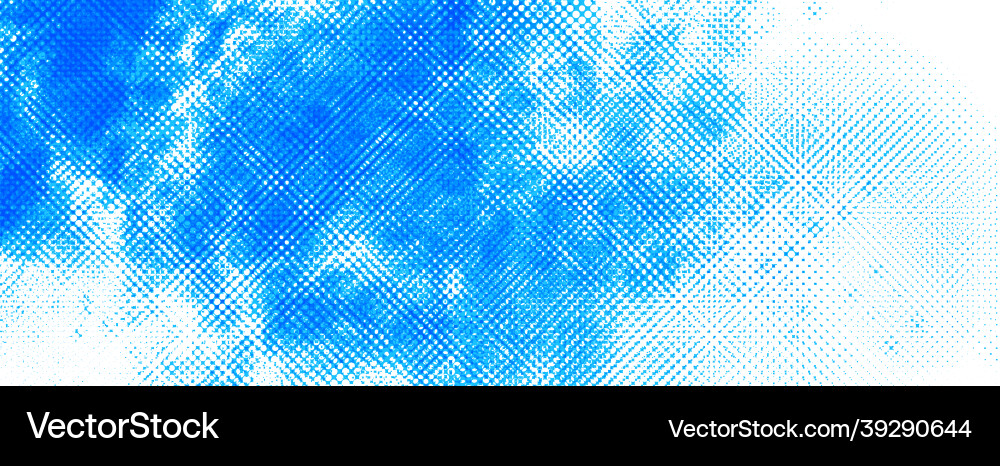 Abstract blue halftone dotted background Vector Image