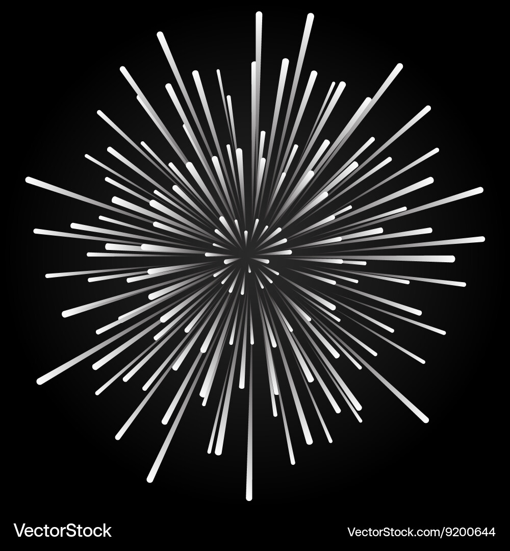 Star blast rays Royalty Free Vector Image - VectorStock