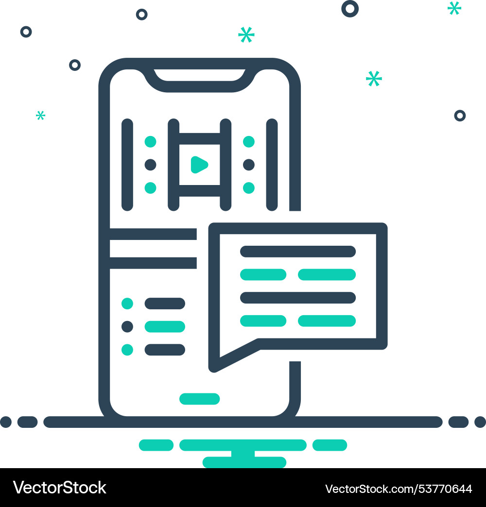 Subtitle Royalty Free Vector Image - VectorStock