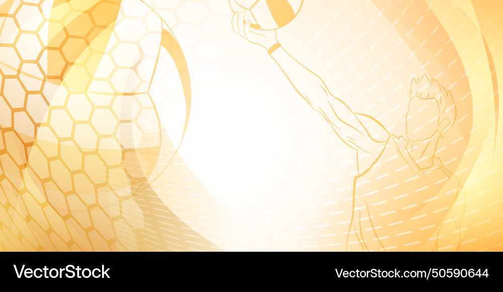 Volleyball themed background Royalty Free Vector Image