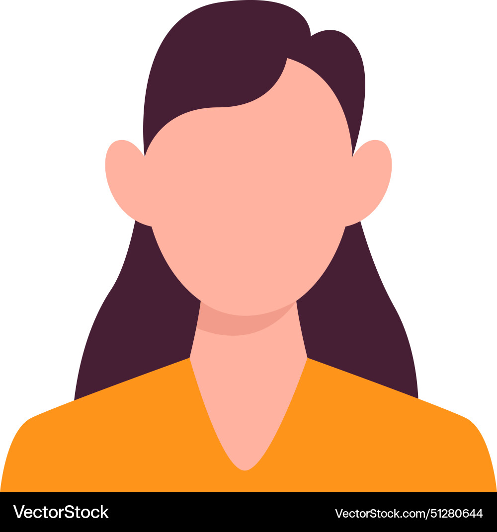 Woman avatar profile Royalty Free Vector Image