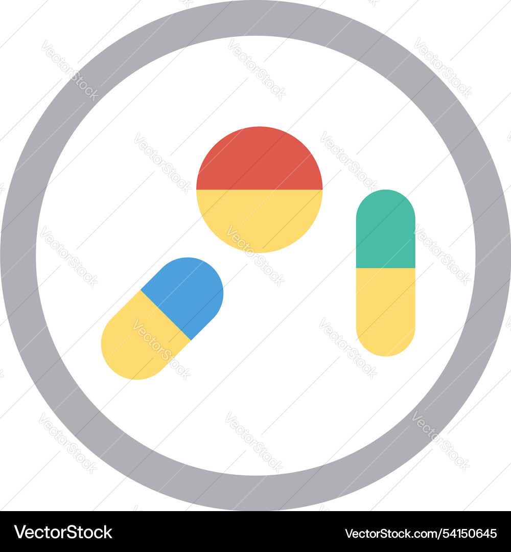 Bad habits flat icon design Royalty Free Vector Image
