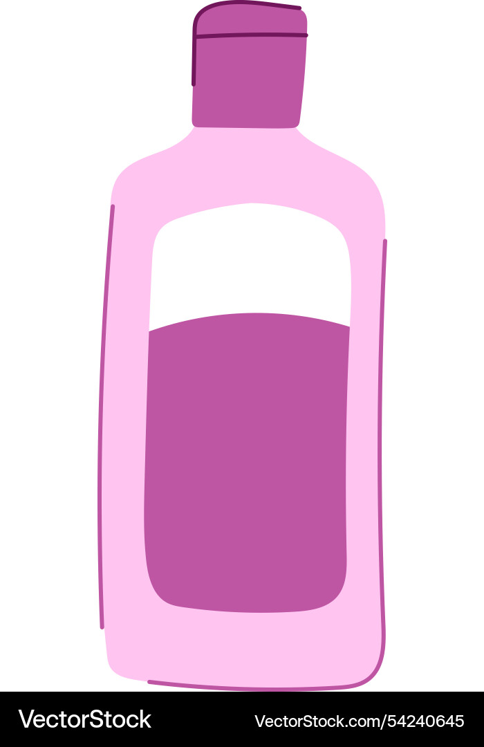 Brightening face toner cartoon Royalty Free Vector Image