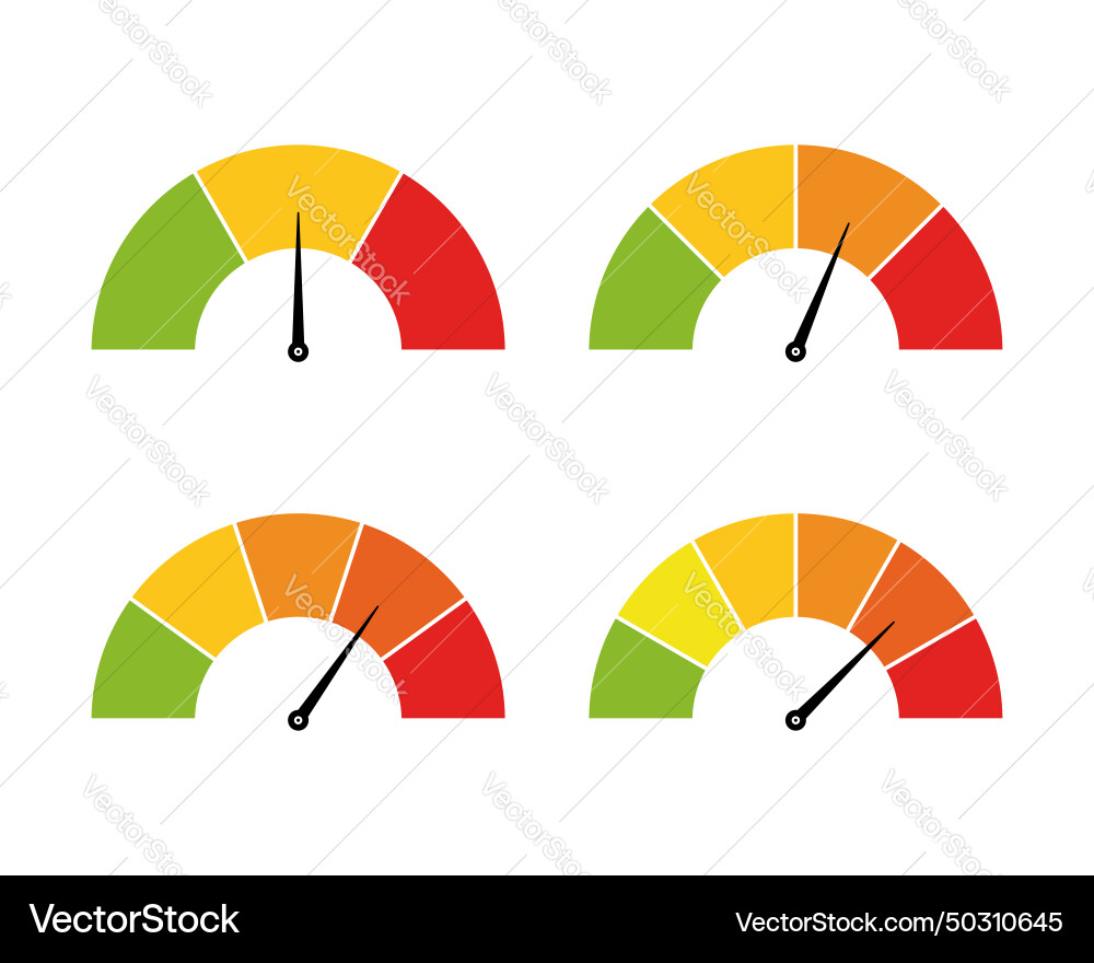 Four scale Royalty Free Vector Image - VectorStock