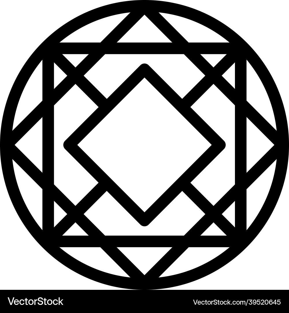 Gemstone Royalty Free Vector Image - VectorStock