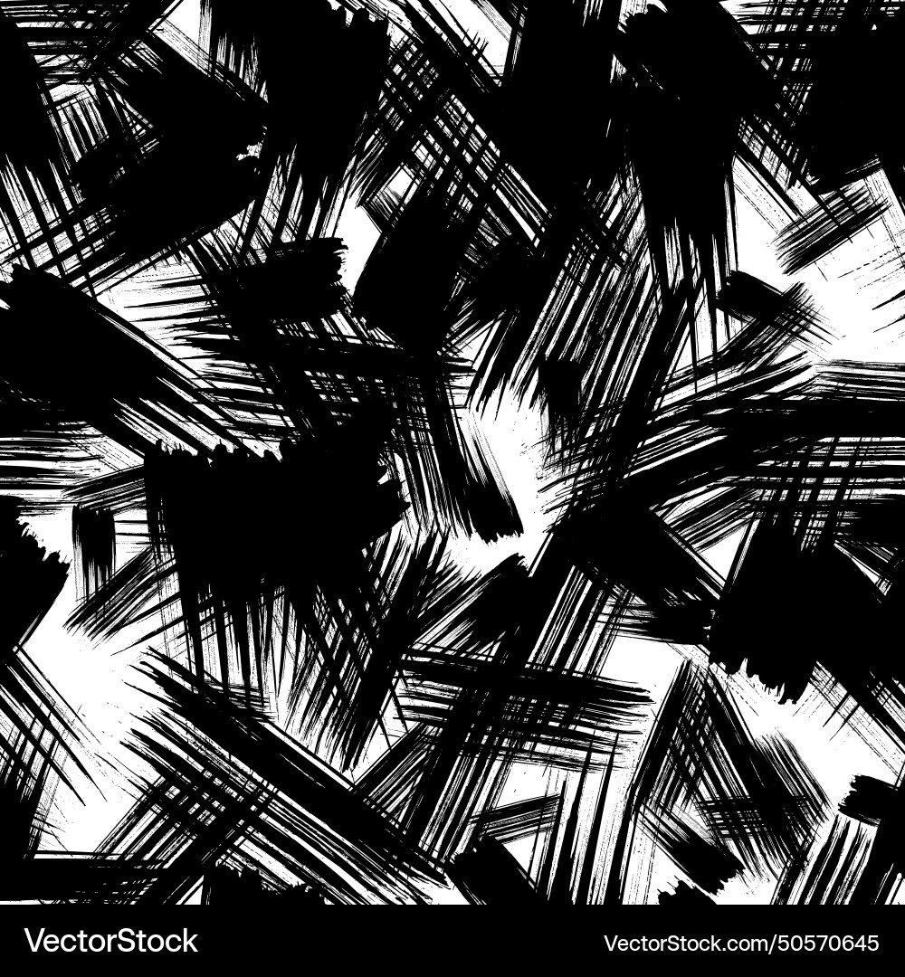 Seamless pattern with hand drawn scribble smears Vector Image