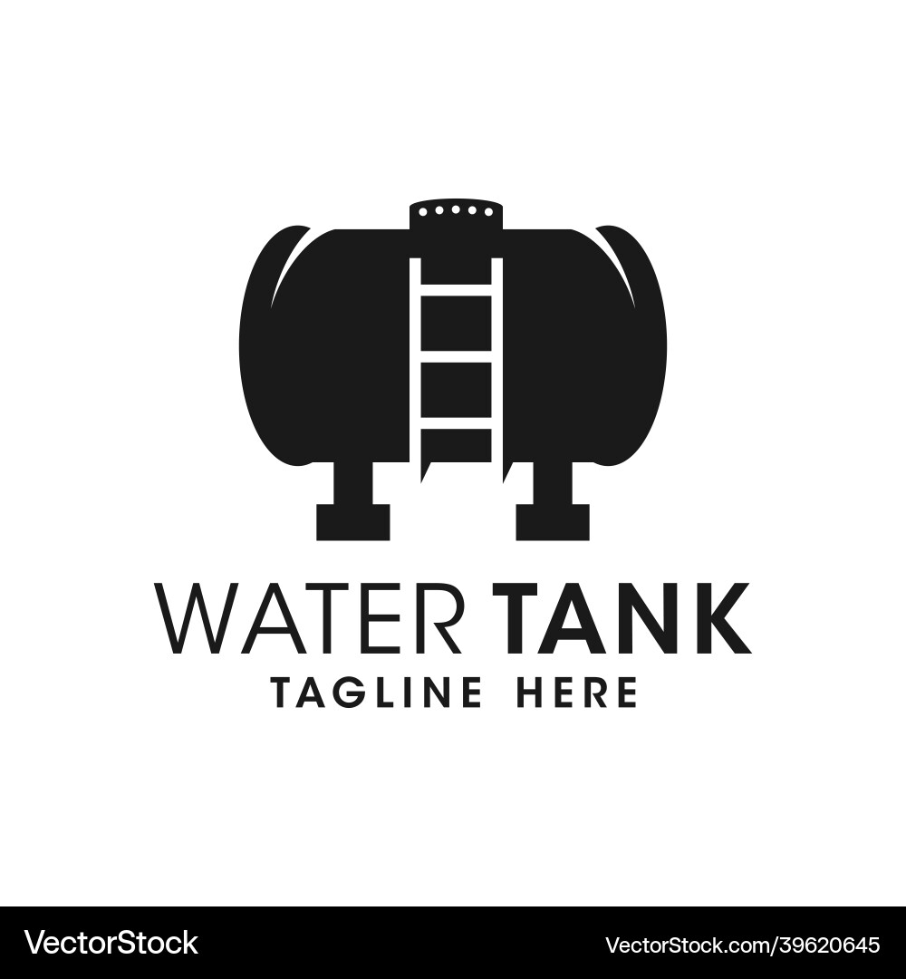 Water Storage Tank Logo Royalty Free Vector Image