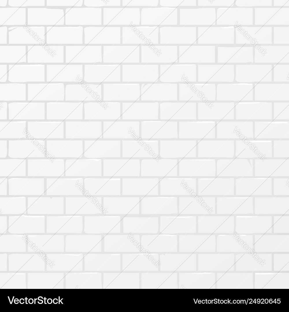 White Brick Wall Texture Royalty Free Vector Image