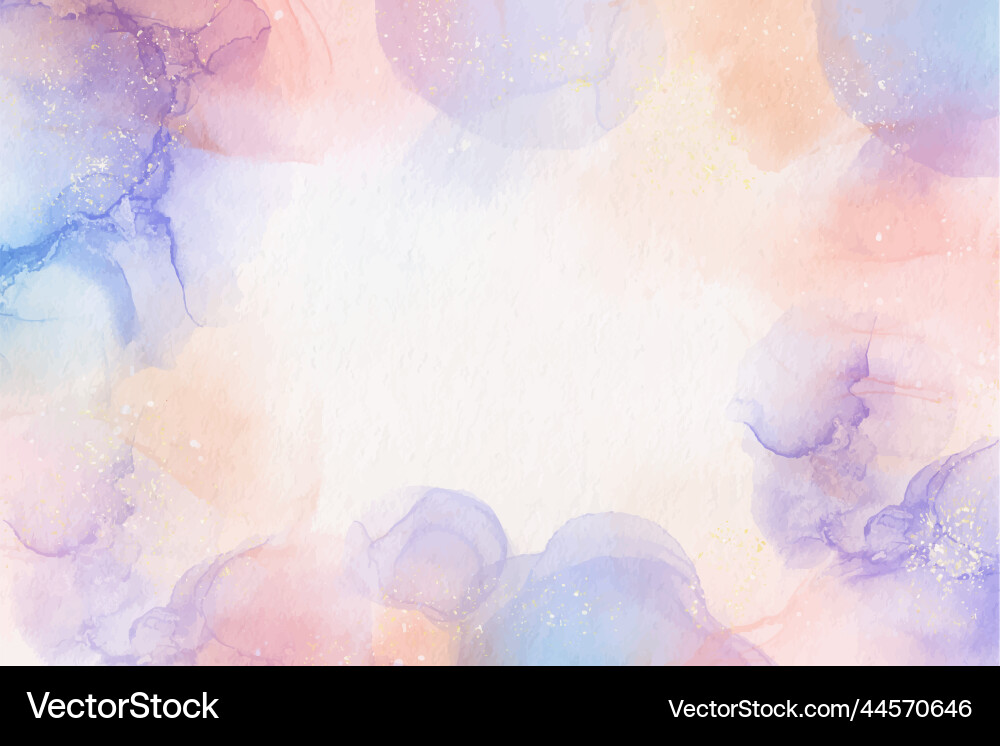 Watercolor alcohol ink background design Vector Image