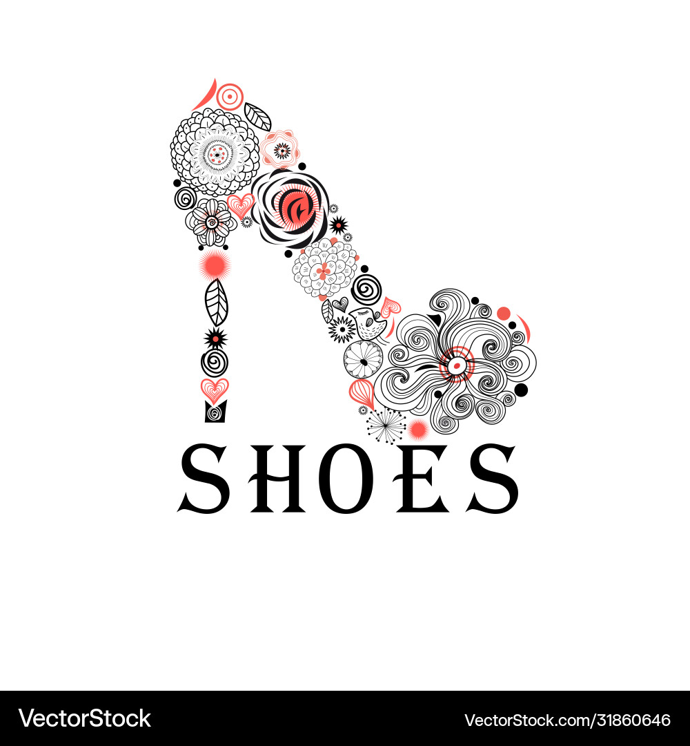 Womens shoes Royalty Free Vector Image - VectorStock