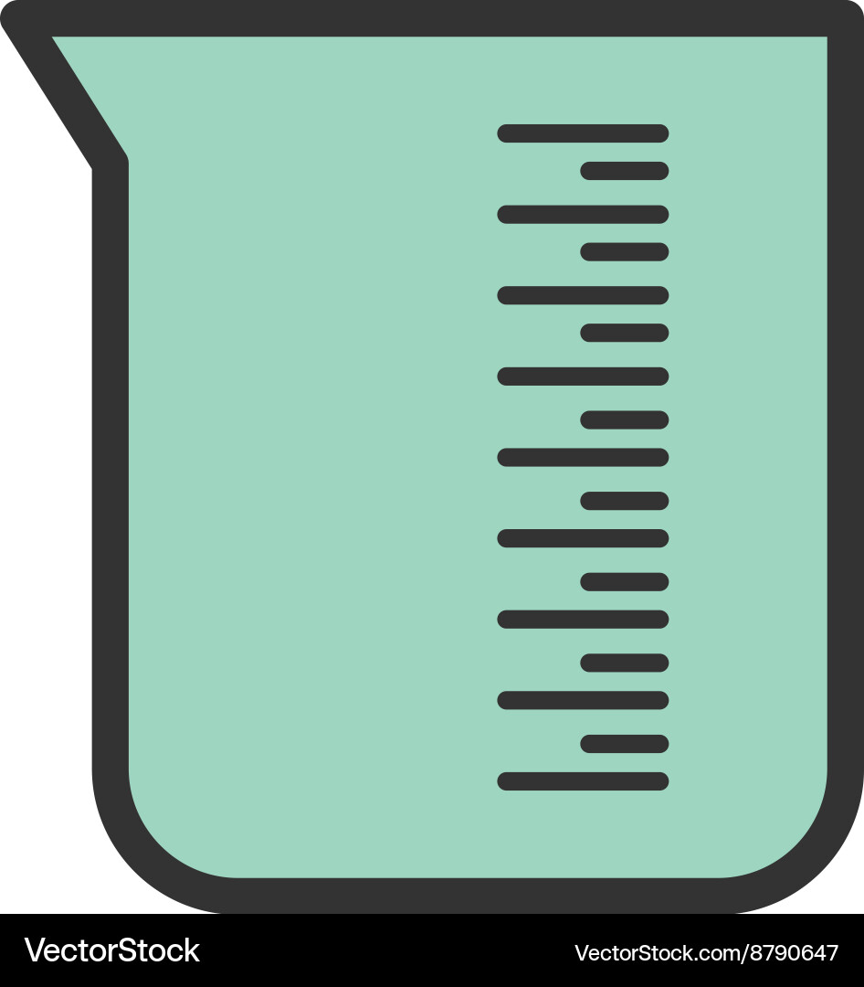 Beaker Royalty Free Vector Image - VectorStock