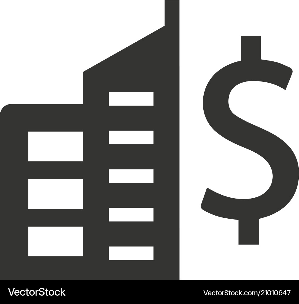 Commercial building icon Royalty Free Vector Image