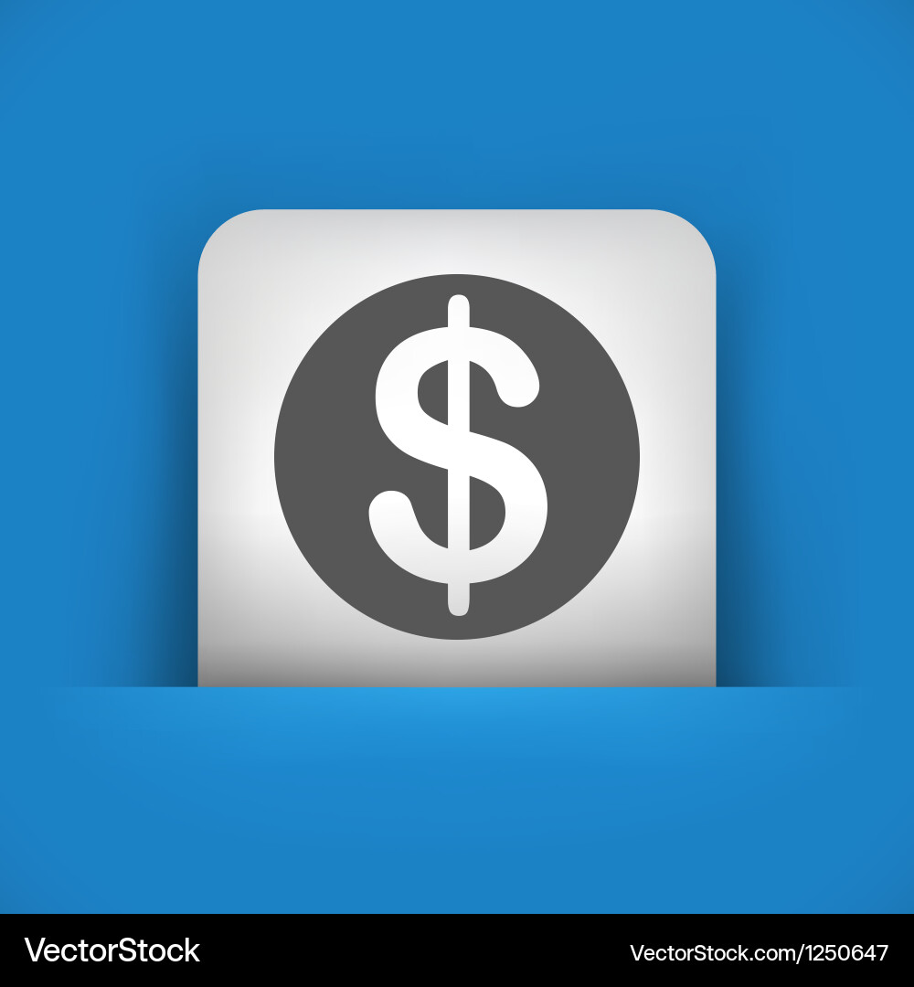 Single icon Royalty Free Vector Image - VectorStock